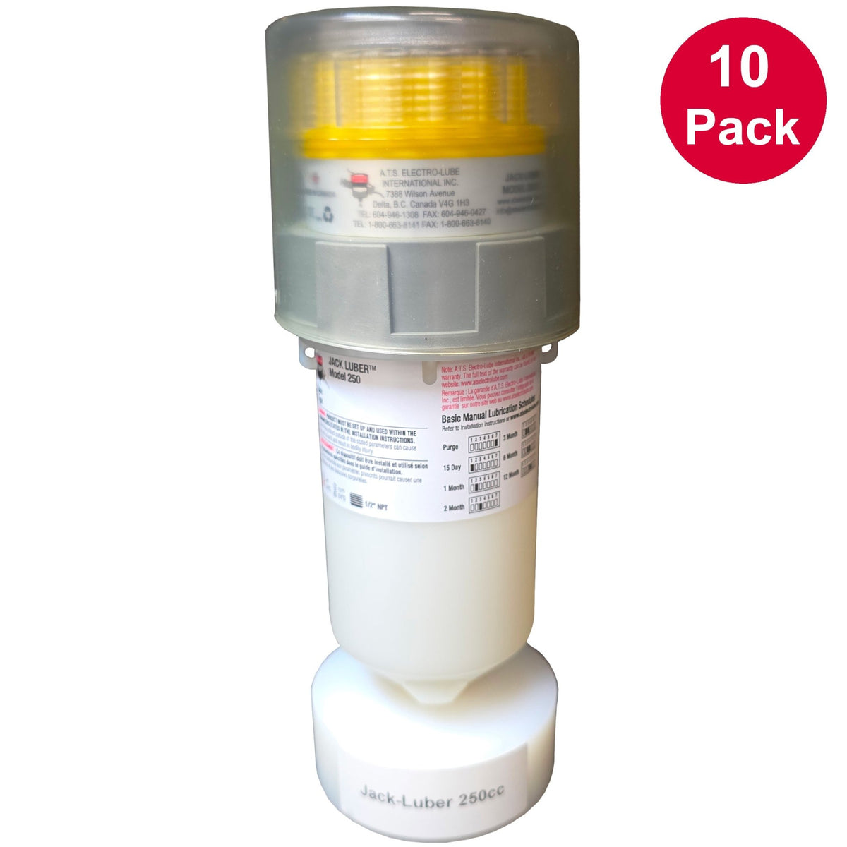 A.T.S. Electro-Lube 250cc Jack Luber Auto Greaser — Shopena Supply