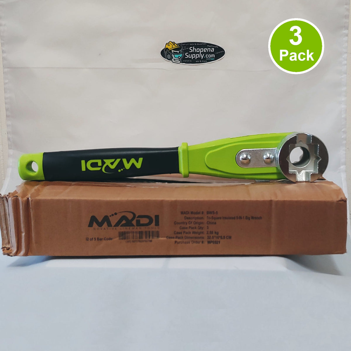 Madi BWS-5 Lineman Wrench (3 pack) — Shopena Supply