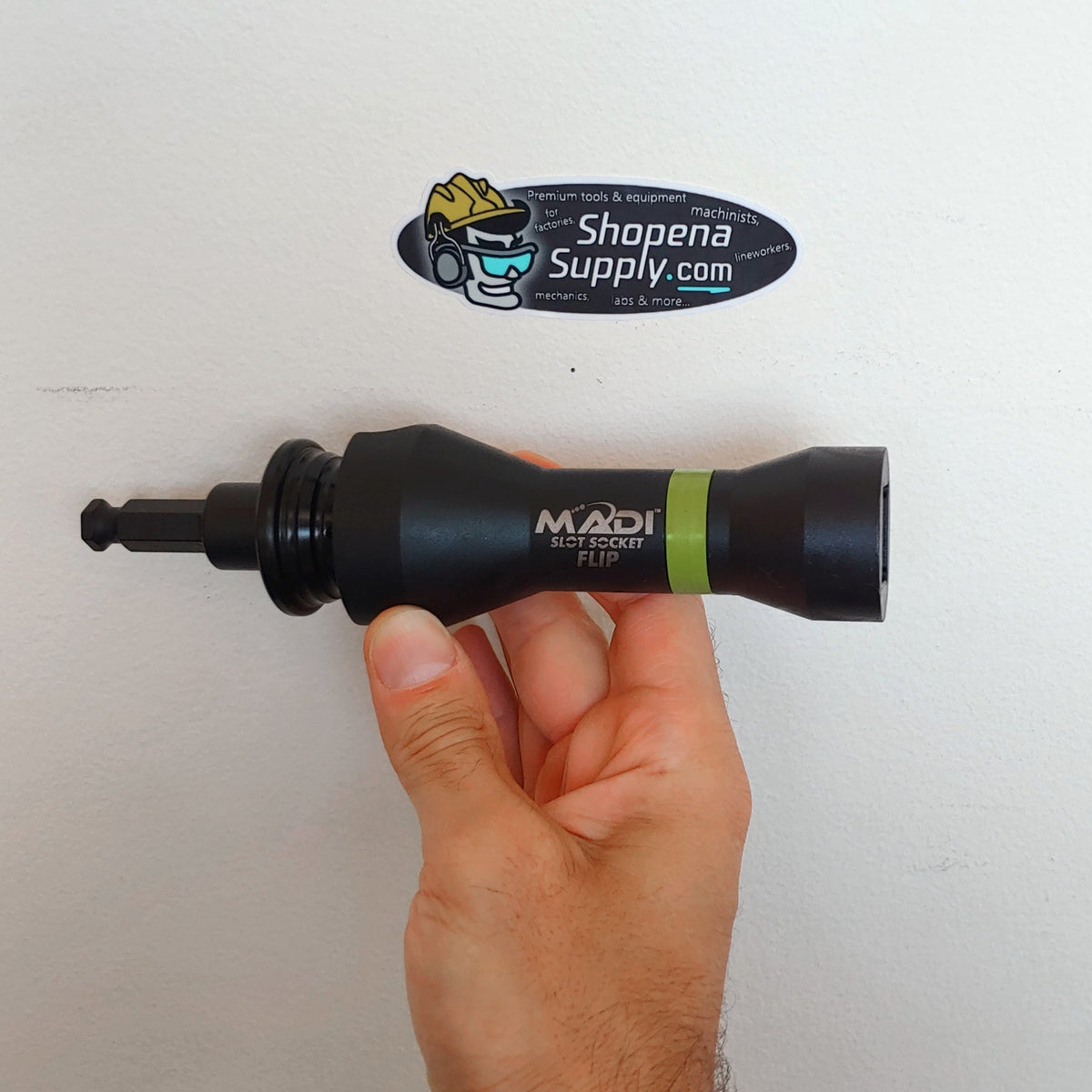 Madi SS-7DE Compact Single Slotted Socket (Flip + Secure Lock Adapter ...