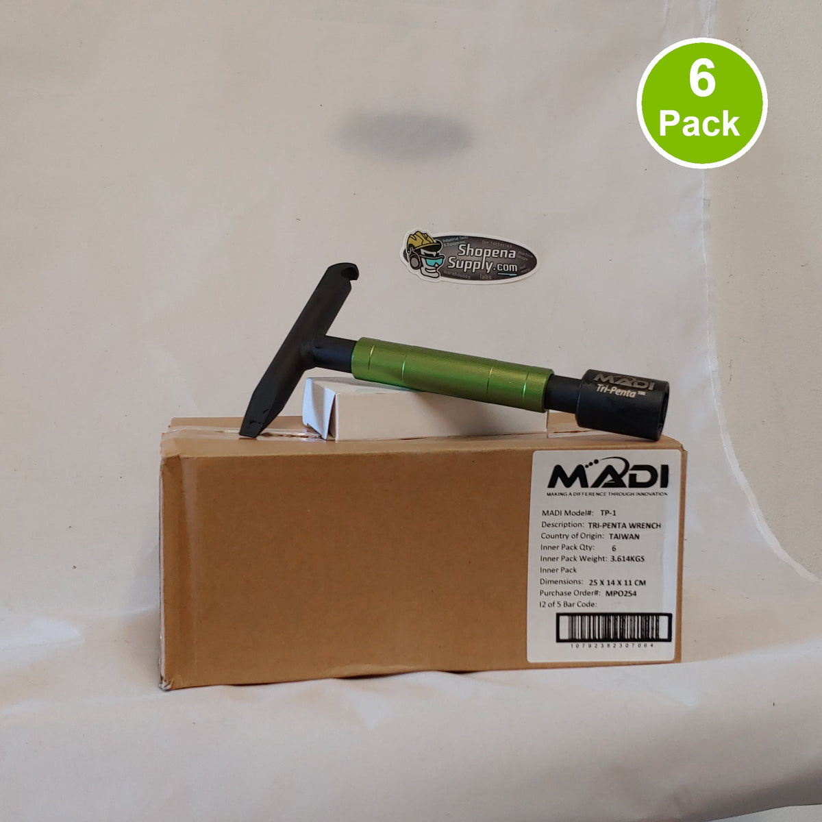 Madi TP-1 Tri-Penta Lineman Wrench (6 pack) — Shopena Supply